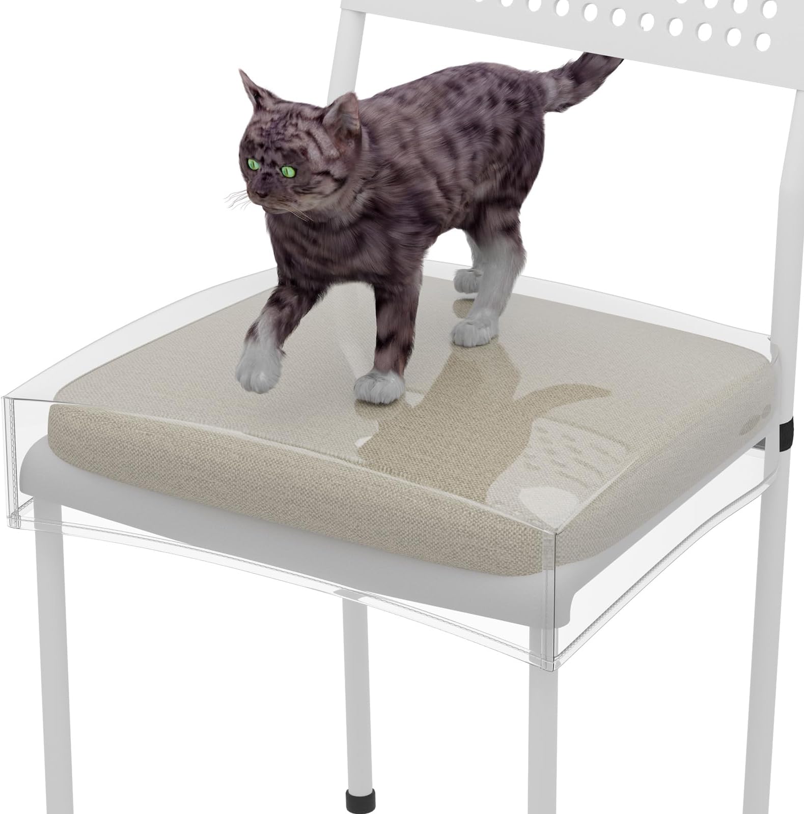 Amazon.com: Zipcase 4 Packs Clear All Cover in Plastic Dinning Chair ...