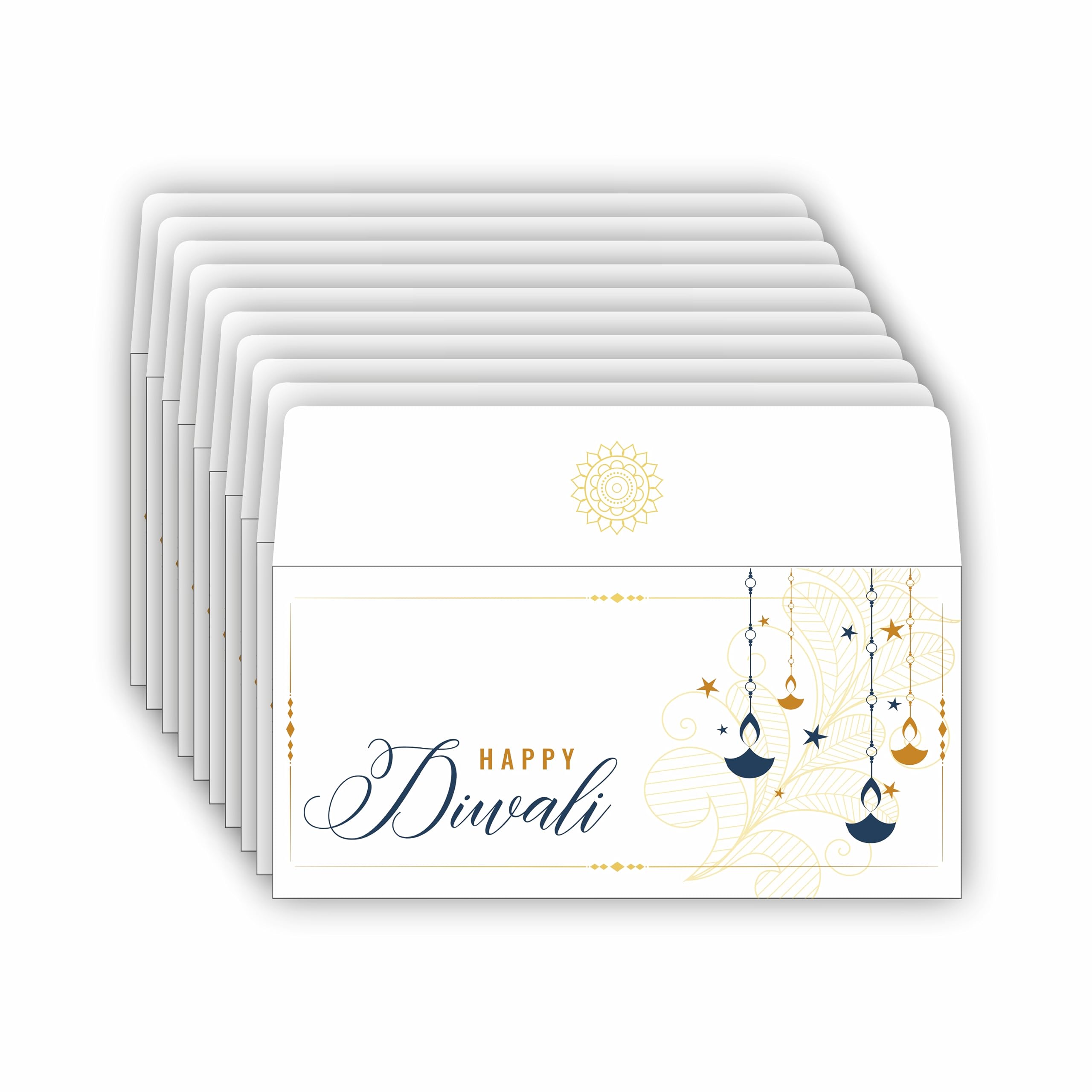 Anne Print Solutions® Pack Of 50 Happy Diwali Envelopes Shagun Lifafa ...