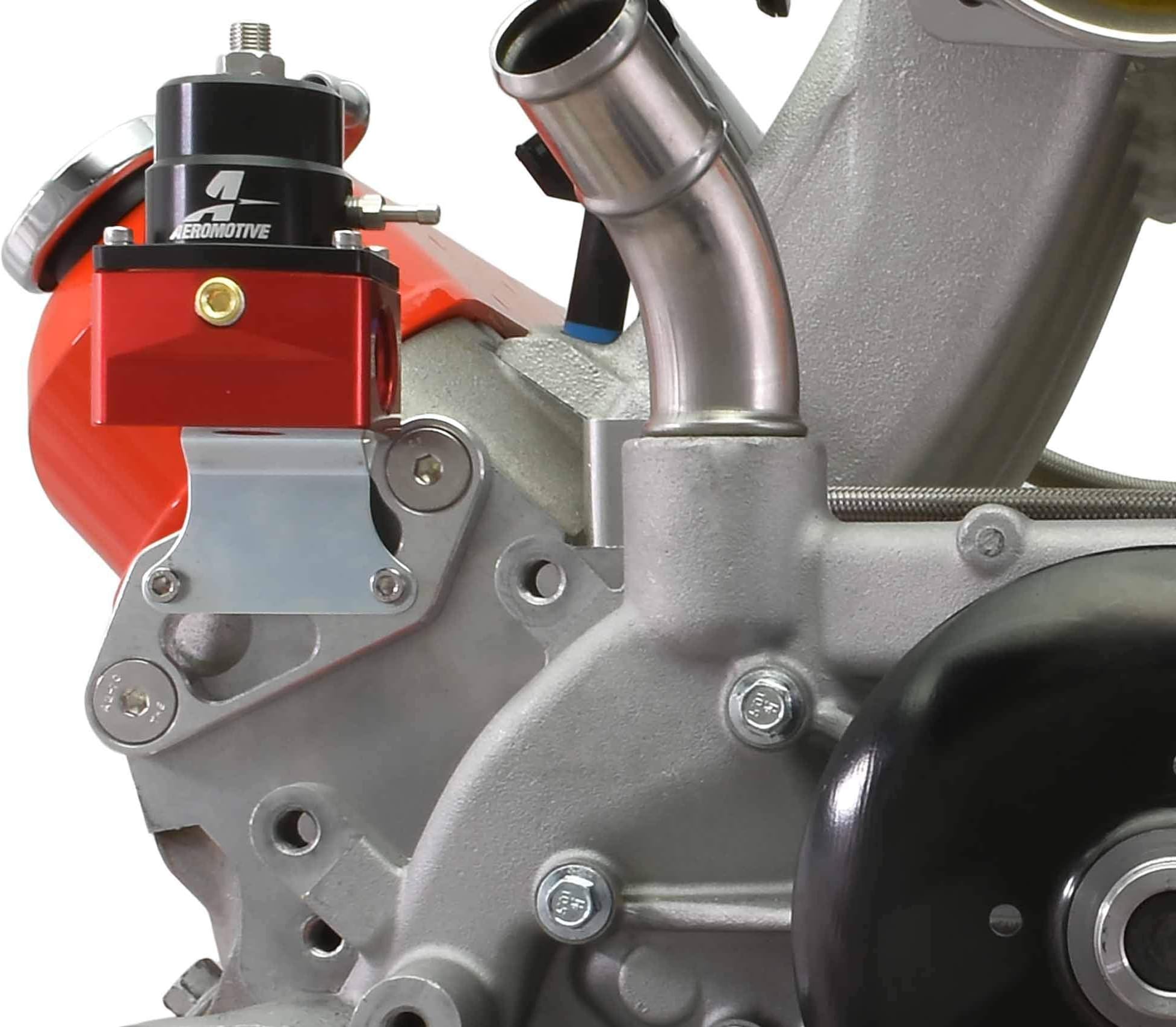 Amazon.com: ICT Billet Fuel Pressure Regulator Mount for LS Cylinder ...