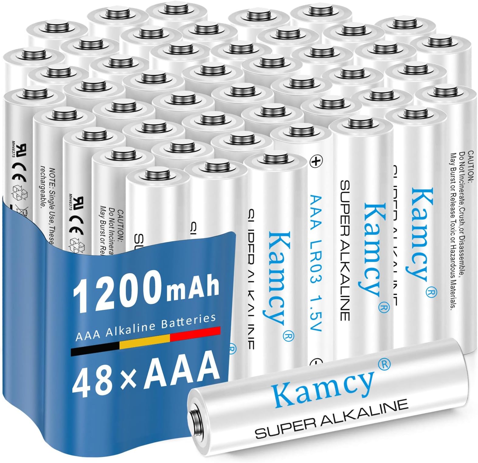 BONAI Piles AAA Alcalines, Lot de 40 Longlife Batteries 1.5 V Micro ...