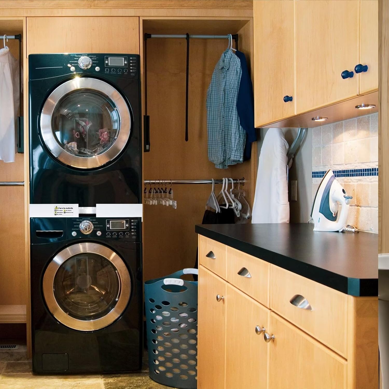 NIUXX Universal Stacking Kit for Washer and Dryer, Adjustable Stacking ...