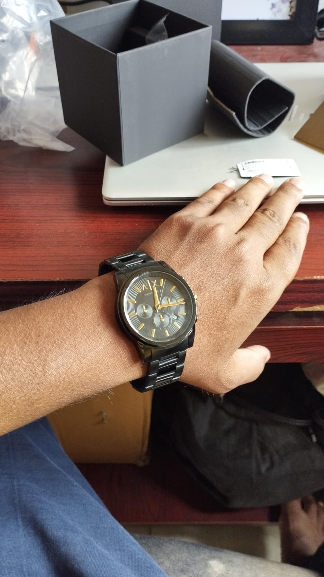 Buy Armani Exchange Analog Green Dial Men's Watch-AX1951 Stainless ...