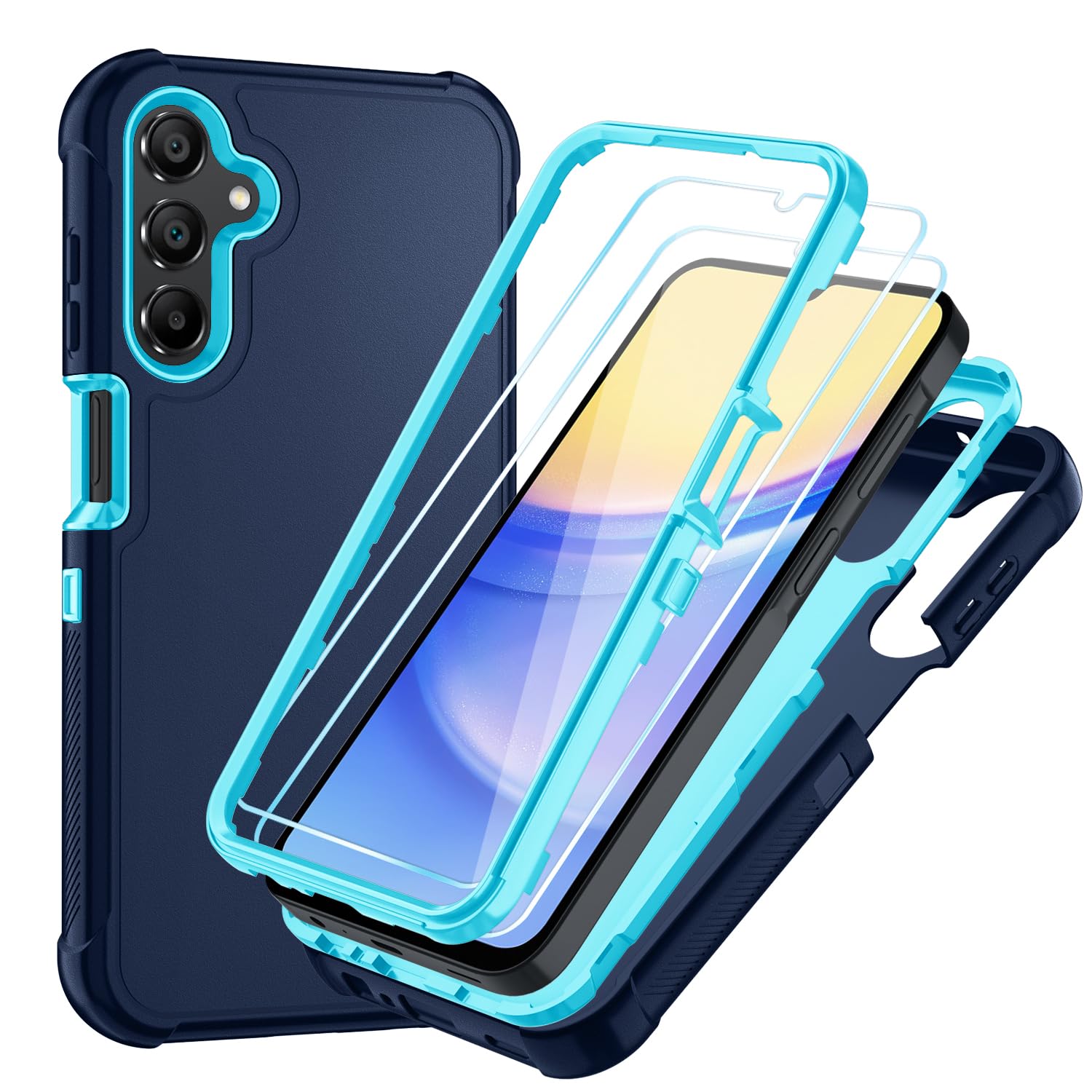 Amazon.com: Suncasetor for Galaxy A15 5G Case, Samsung Galaxy A15 5G ...