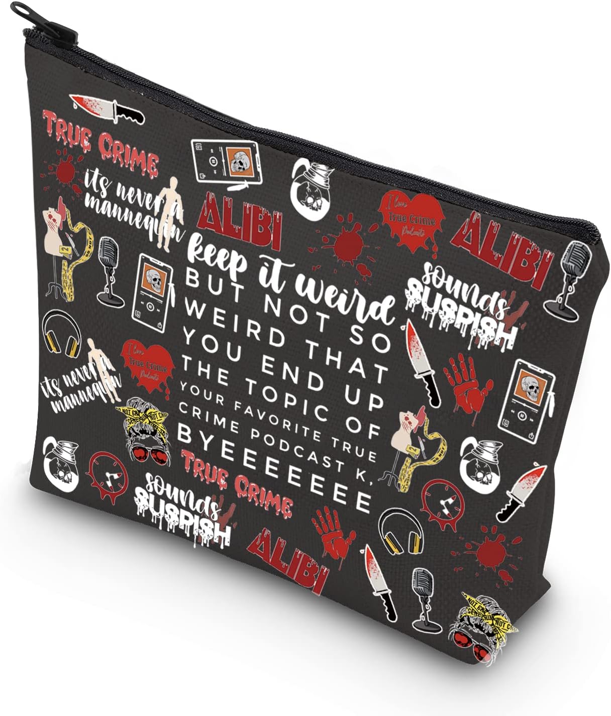 Amazon.com: TSOTMO Morbid Crime Inspired Gift True Crime Club Makeup ...