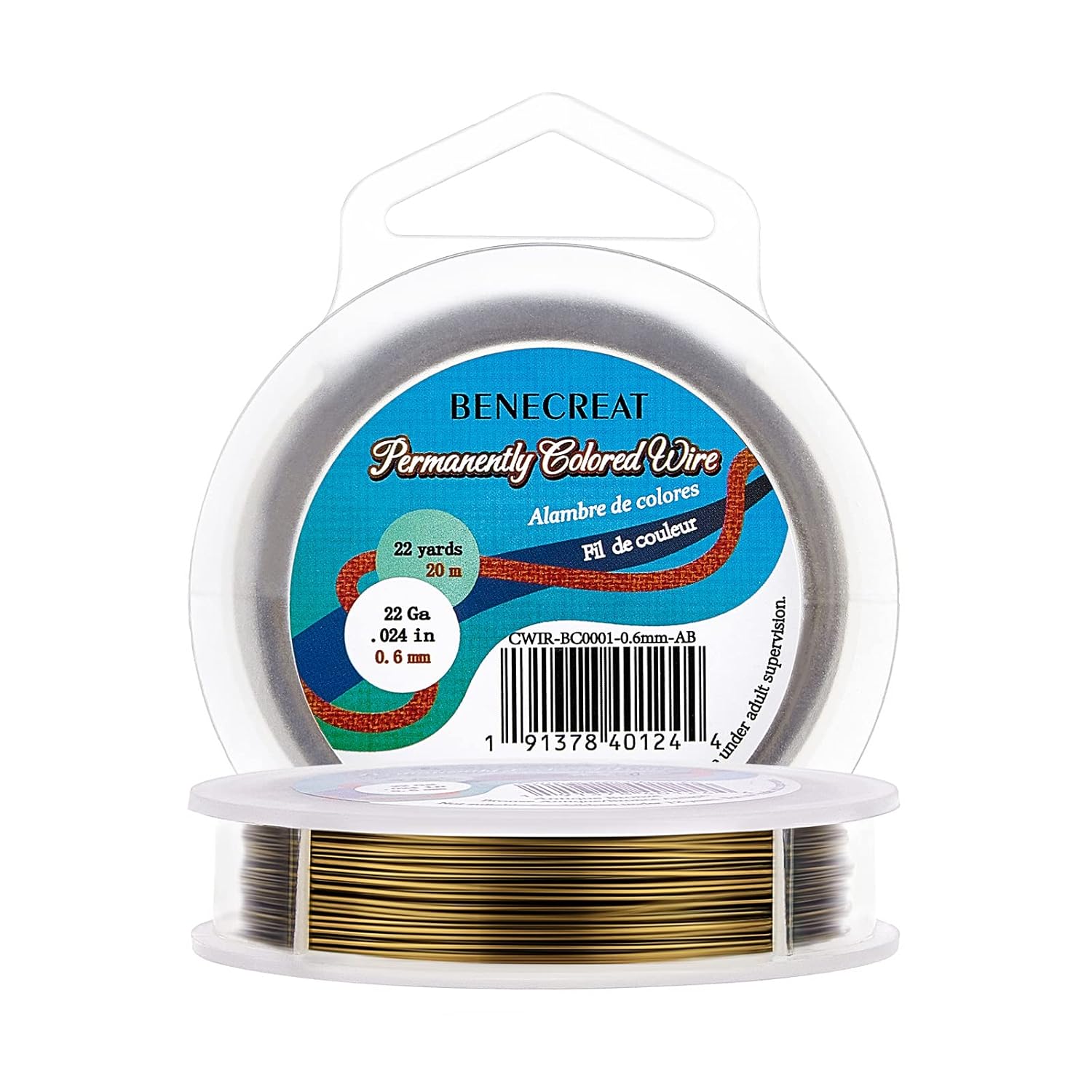 Amazon.com: BENECREAT 22 Gauge Copper Wire Tarnish Resistant Antique ...