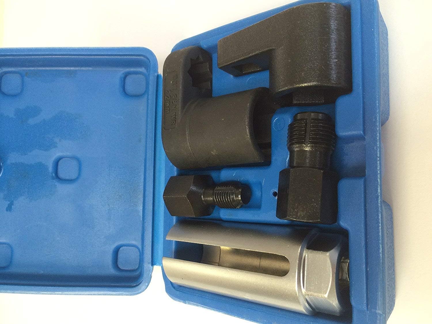 Toolzone Automotive 5 Piece Oxygen Sensor Sockets & Thread Chaser Set ...