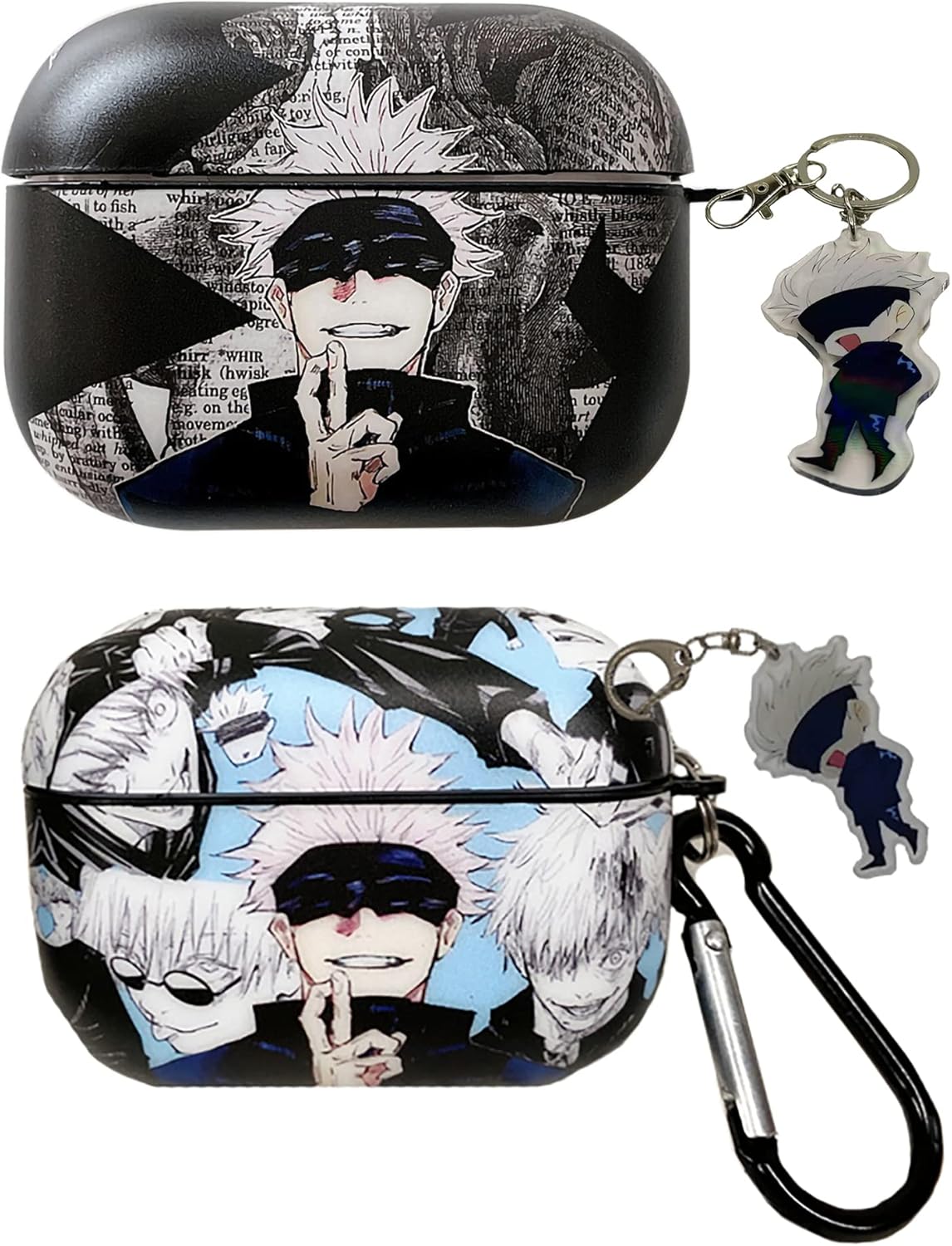 Anime Headphone Case Satoru Gojo TPU IMD Shock-Proof Earphone Case ...