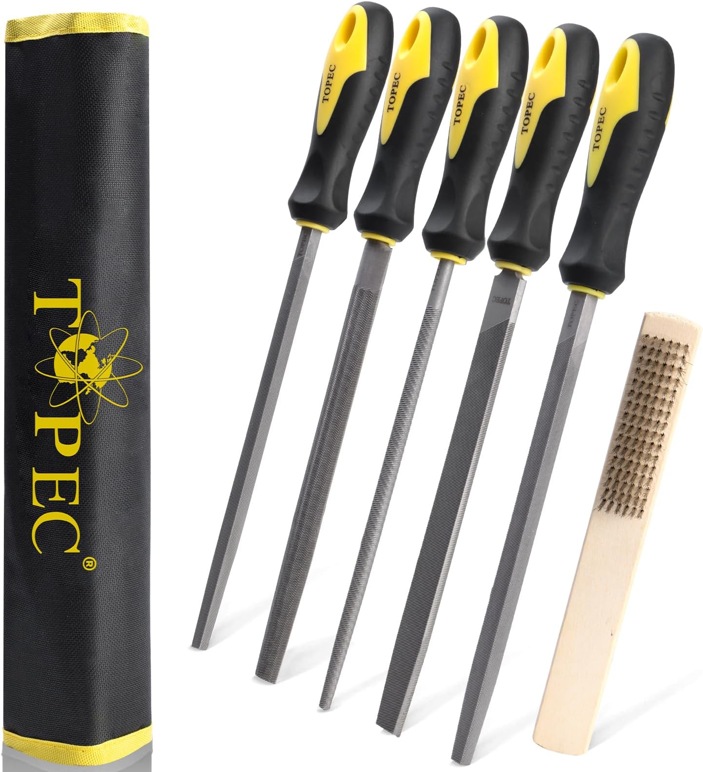 REXBETI 25Pcs Metal File Set, Premium Grade T12 Drop Forged Alloy Steel ...