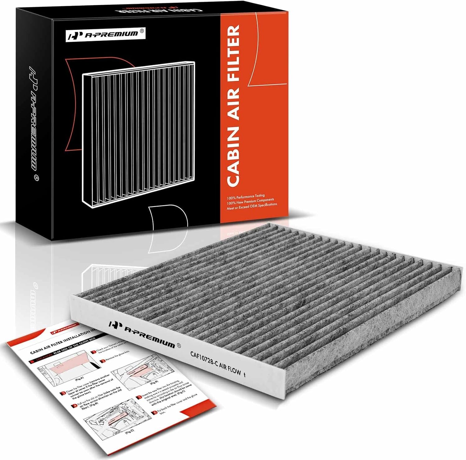 A-Premium Activated Carbon Cabin Air Filter for Hyundai/Kia