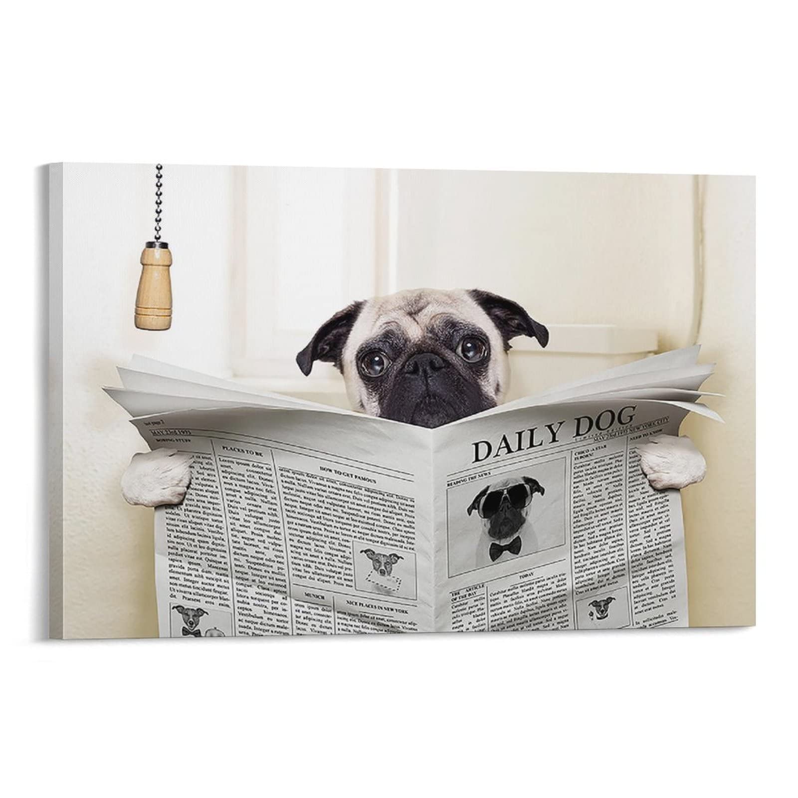 Dog Reading Magazine