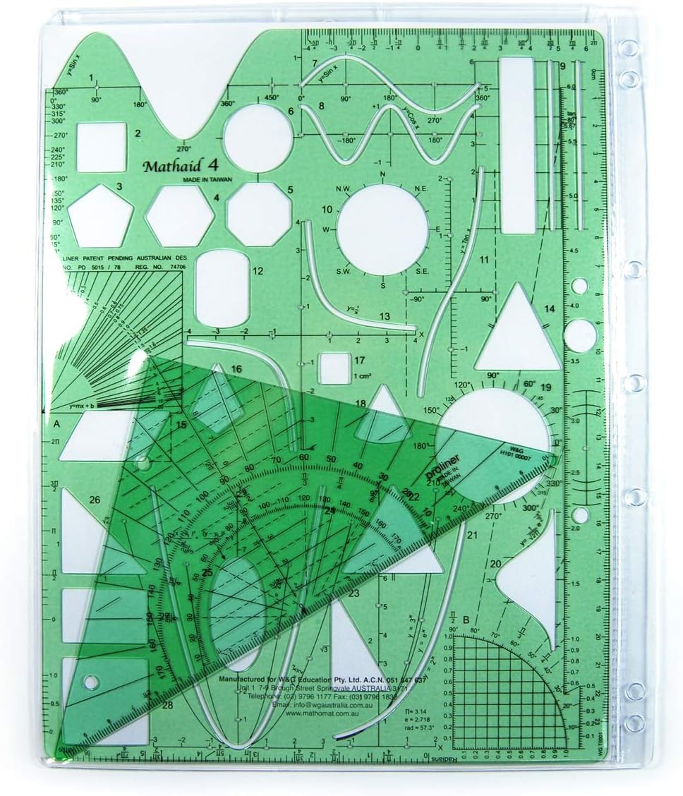 Proliner, Template Mathomat Mathaid Template and Proliner Kit, (19995 ...