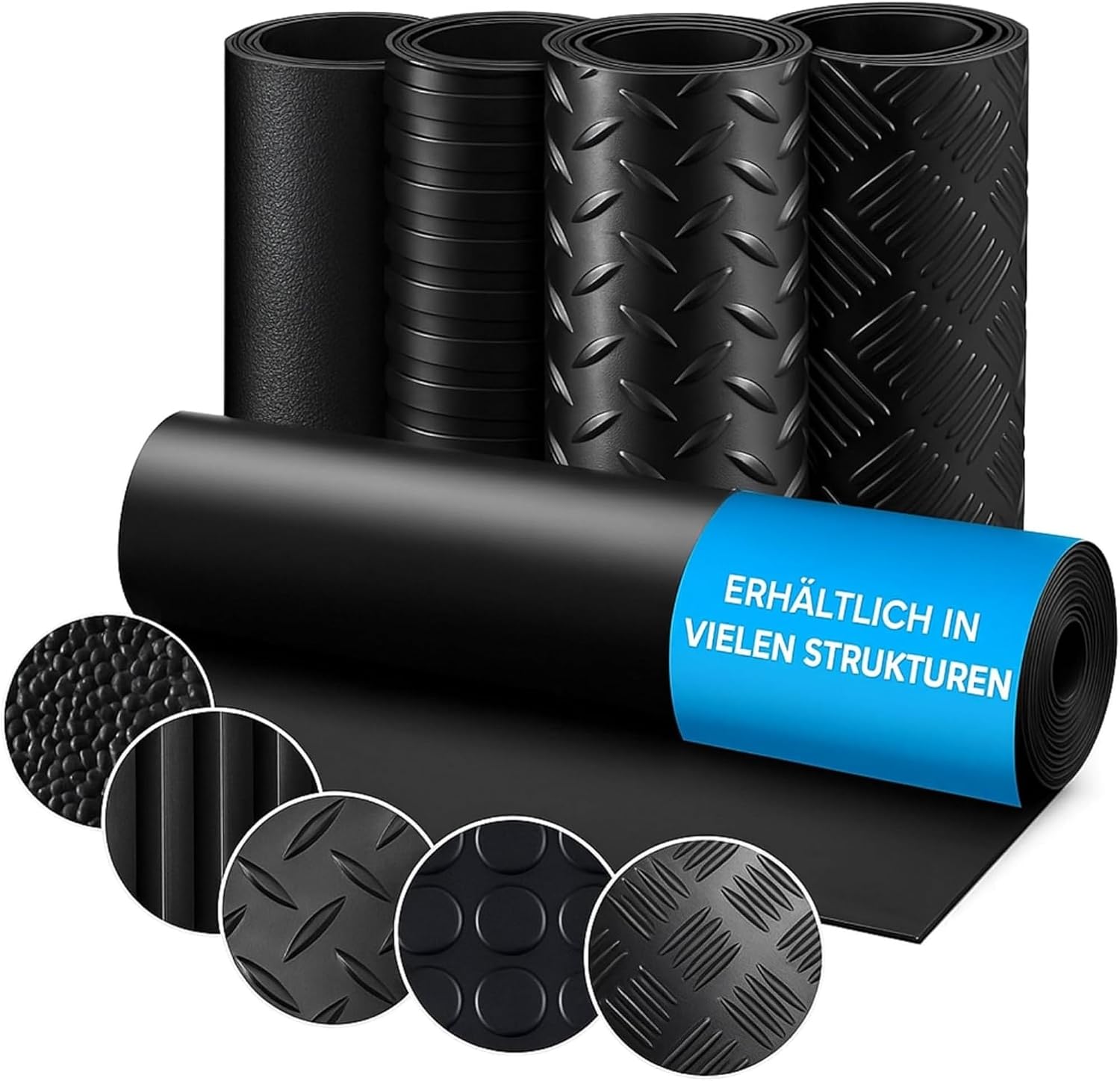 KARAT Gummimatte Meterware - Gummiläufer in vielen Strukturen ...