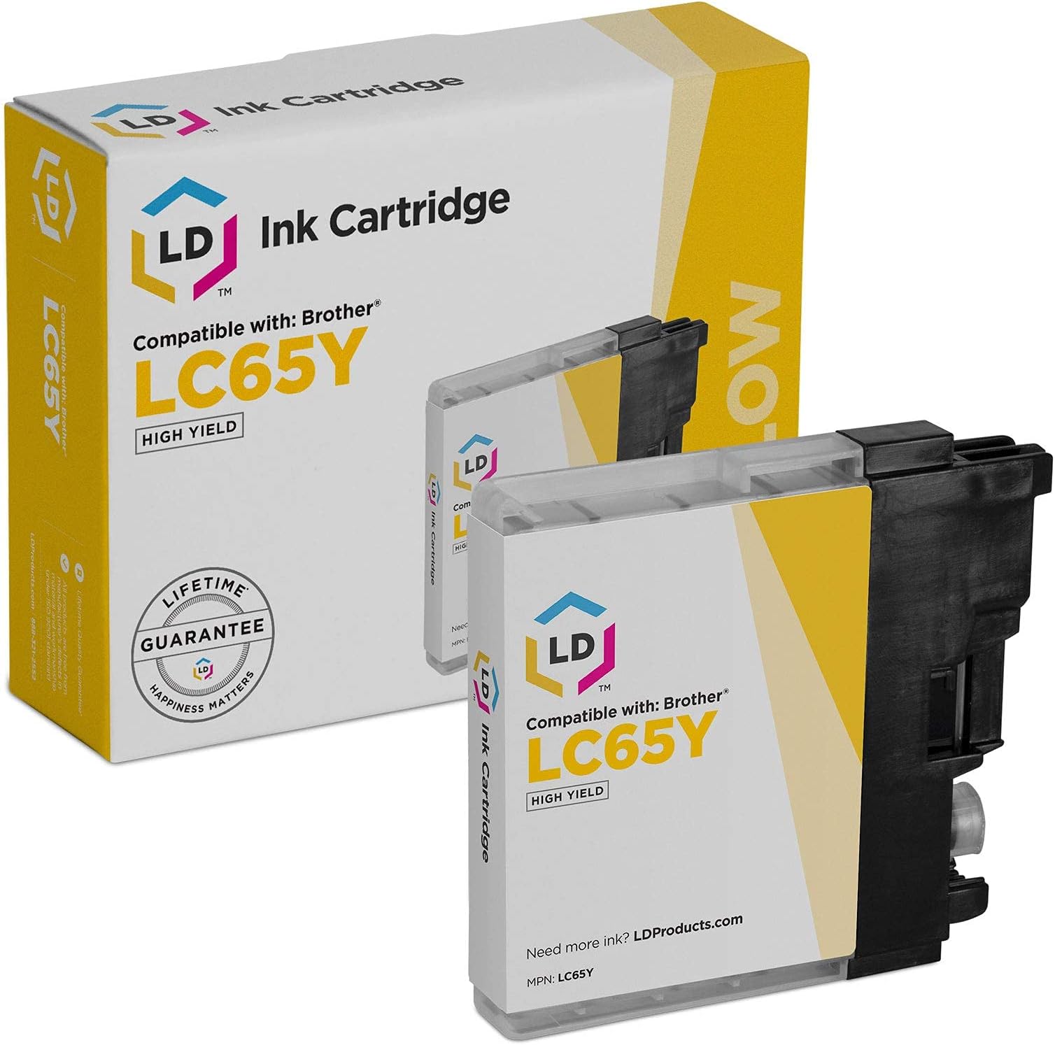 Amazon.com: LD Compatible Ink Cartridge Replacement for Brother LC105C ...