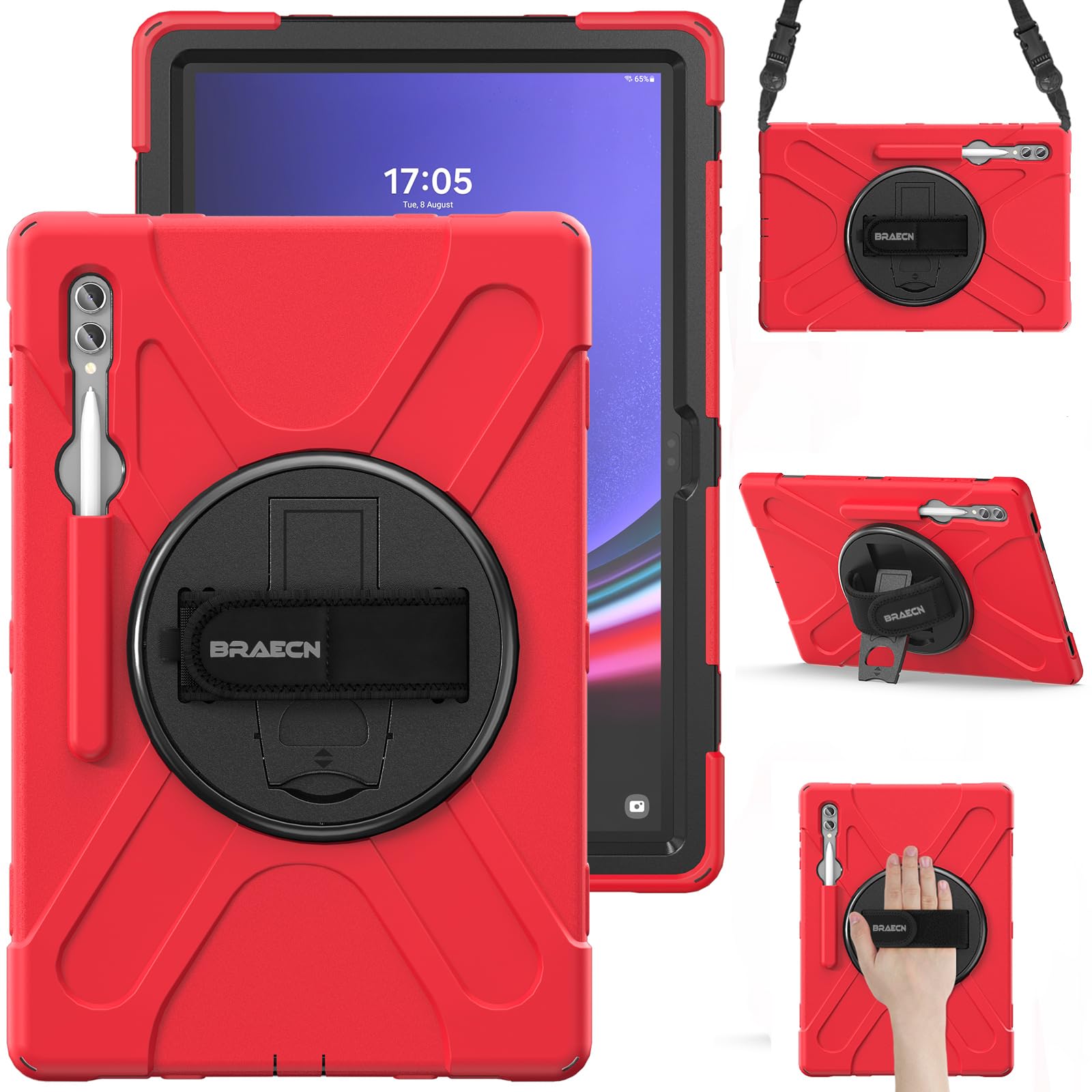 Amazon.com: BRAECN Case for S9 Ultra 14.6 Inch with S Pen Holder SM ...