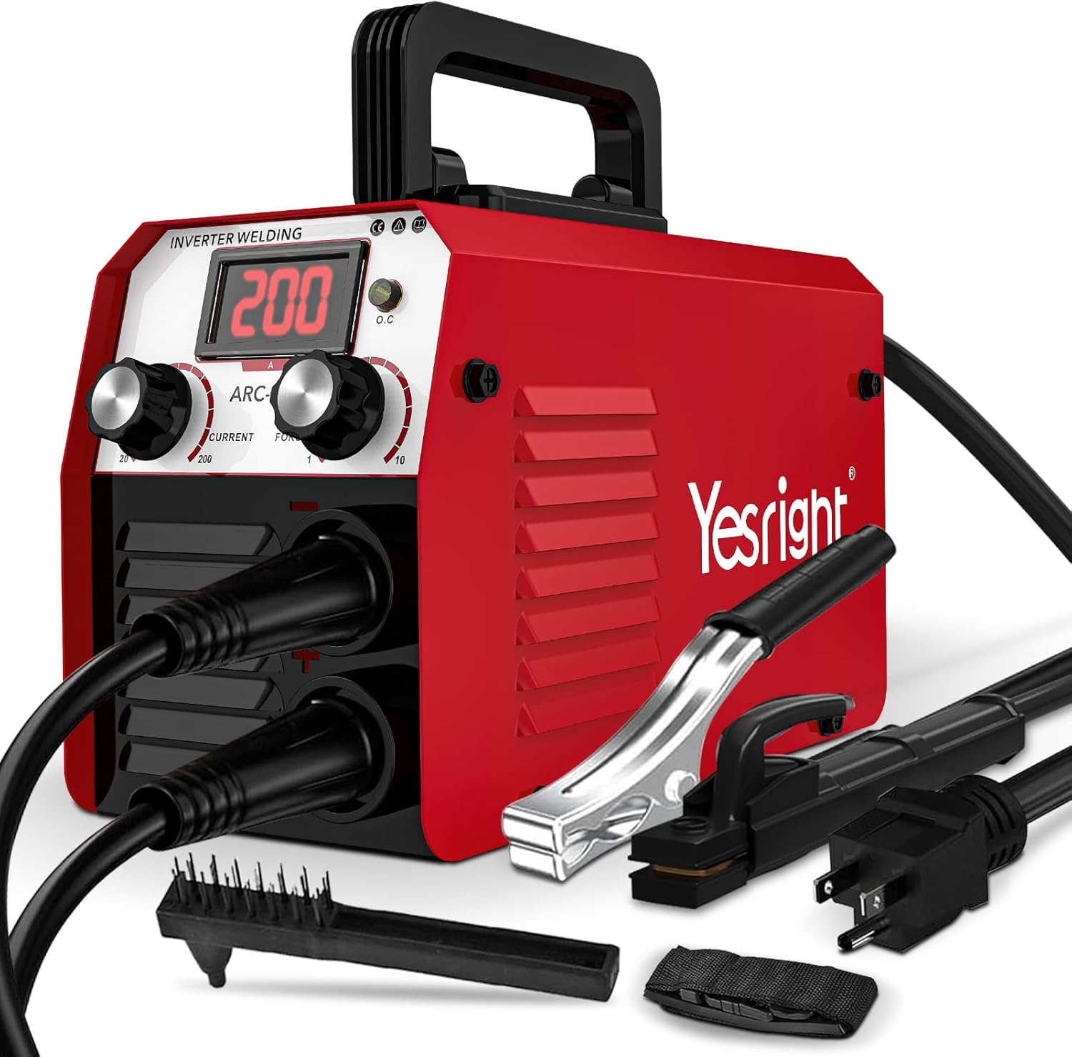 200A Mini Stick Welder 110V Portable Welding Machine, IGBT Inverter Arc ...