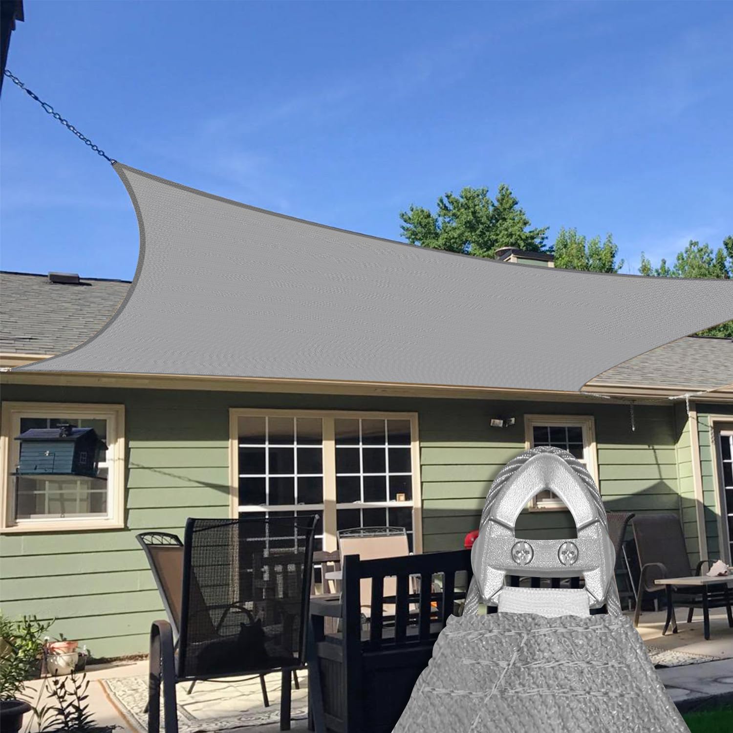 Snapklik.com : Sunshades Depot A Ring Design Steel Cable Wire ...