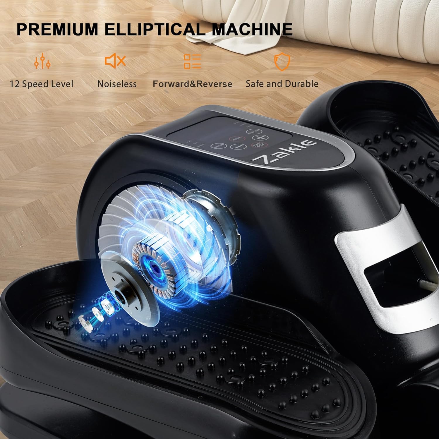 Snapklik.com : Zakle Under Desk Elliptical Machine, Electric Elliptical ...