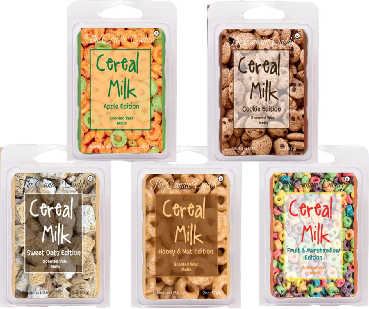 Amazon.com: The Candle Daddy Cereal Milk 5 Pack - Volume 2-5 Amazing ...