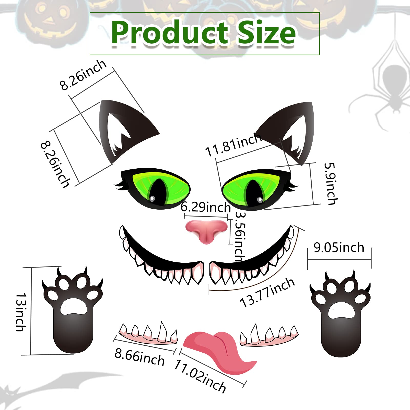Halloween Cat Eyes Template