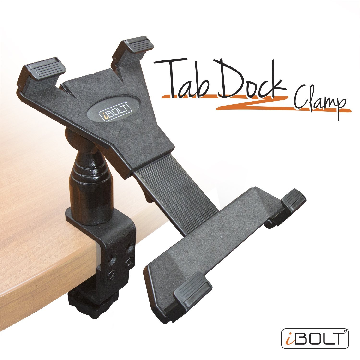 Amazon.com: iBOLT TabDock Clamp- Heavy Duty C-Clamp Mount for All 7 ...