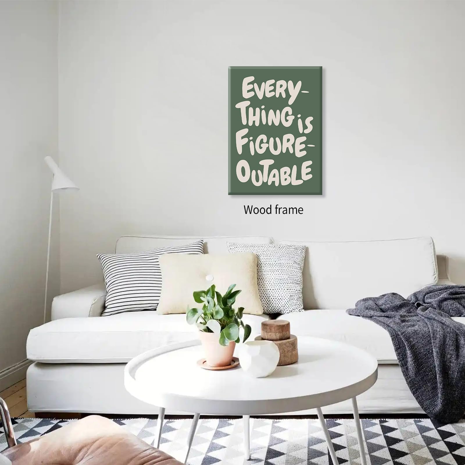 Snapklik.com : Uplifting Lnspirational Wall Art Everything Is ...