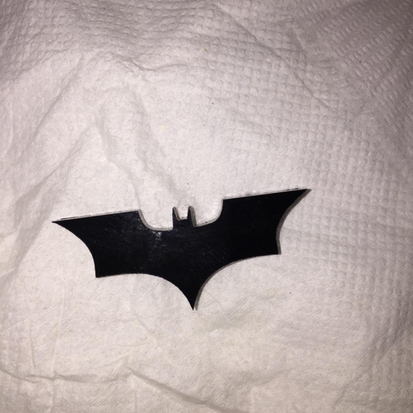 Batman Black 3D Emblem Decal Mobile Phone Sticker Logo by The Logo Man ...