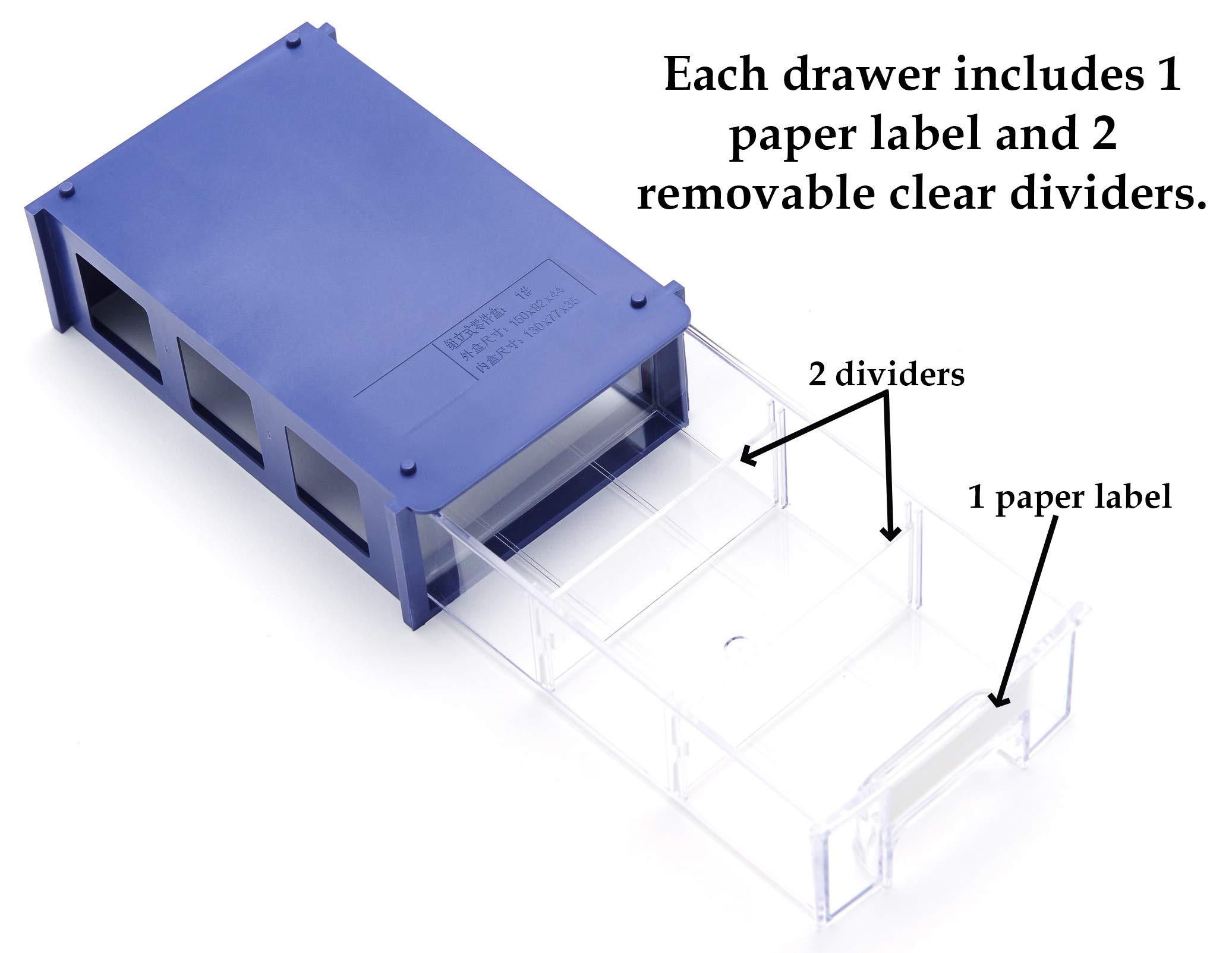 Snapklik.com : Stackable Plastic Small Parts Hardware And Craft Storage ...