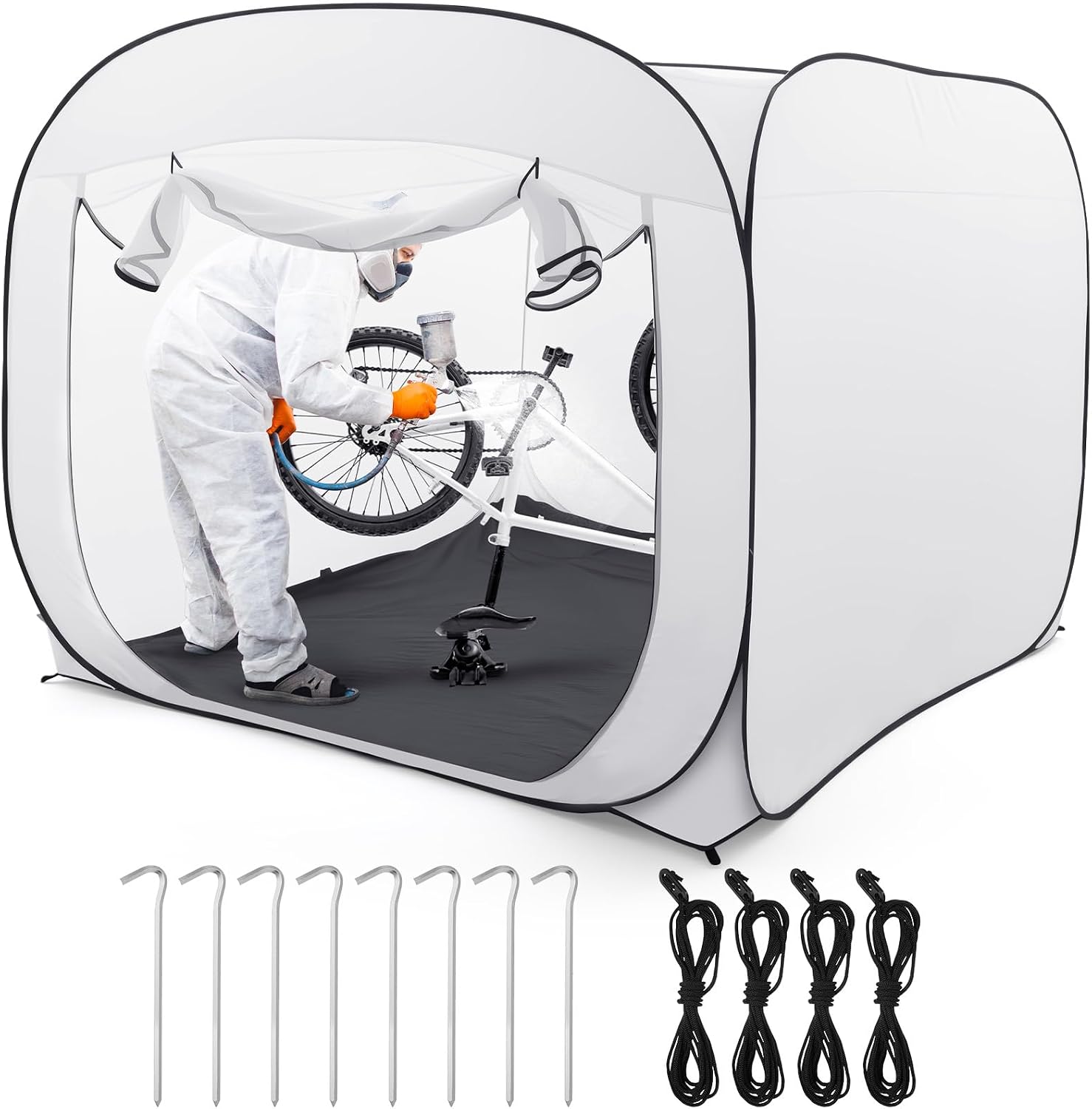 Amazon.com: Chunm Large Size 94.4"×94.4"×70.9" Portable Pop up Spray ...