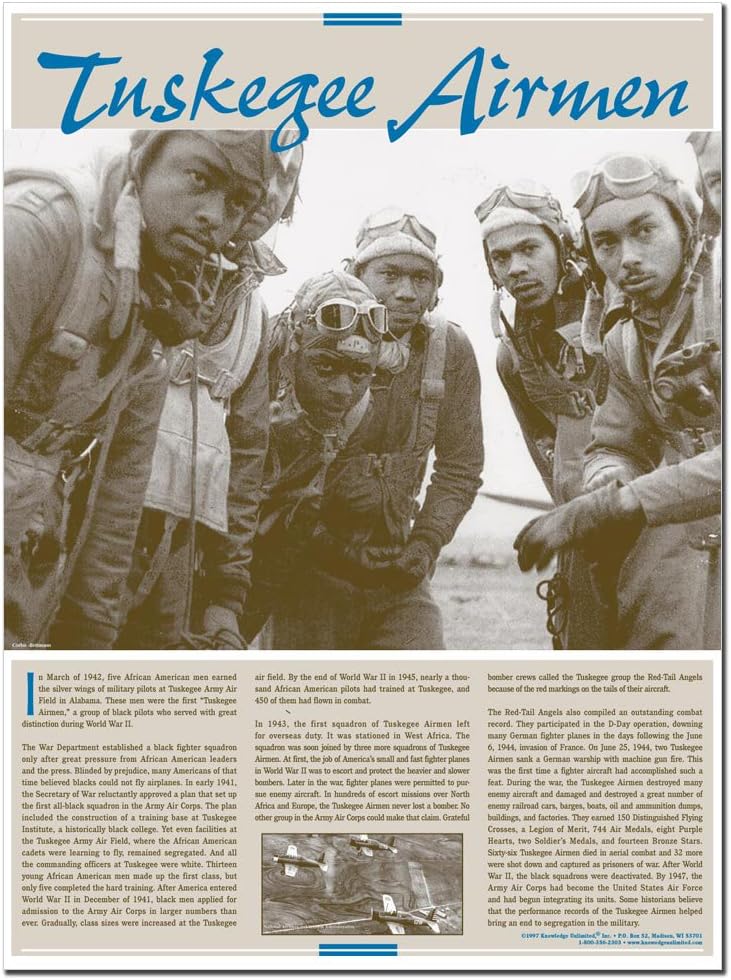Amazon.com: Knowledge Unlimited Inc. Tuskegee Airmen - Black History ...