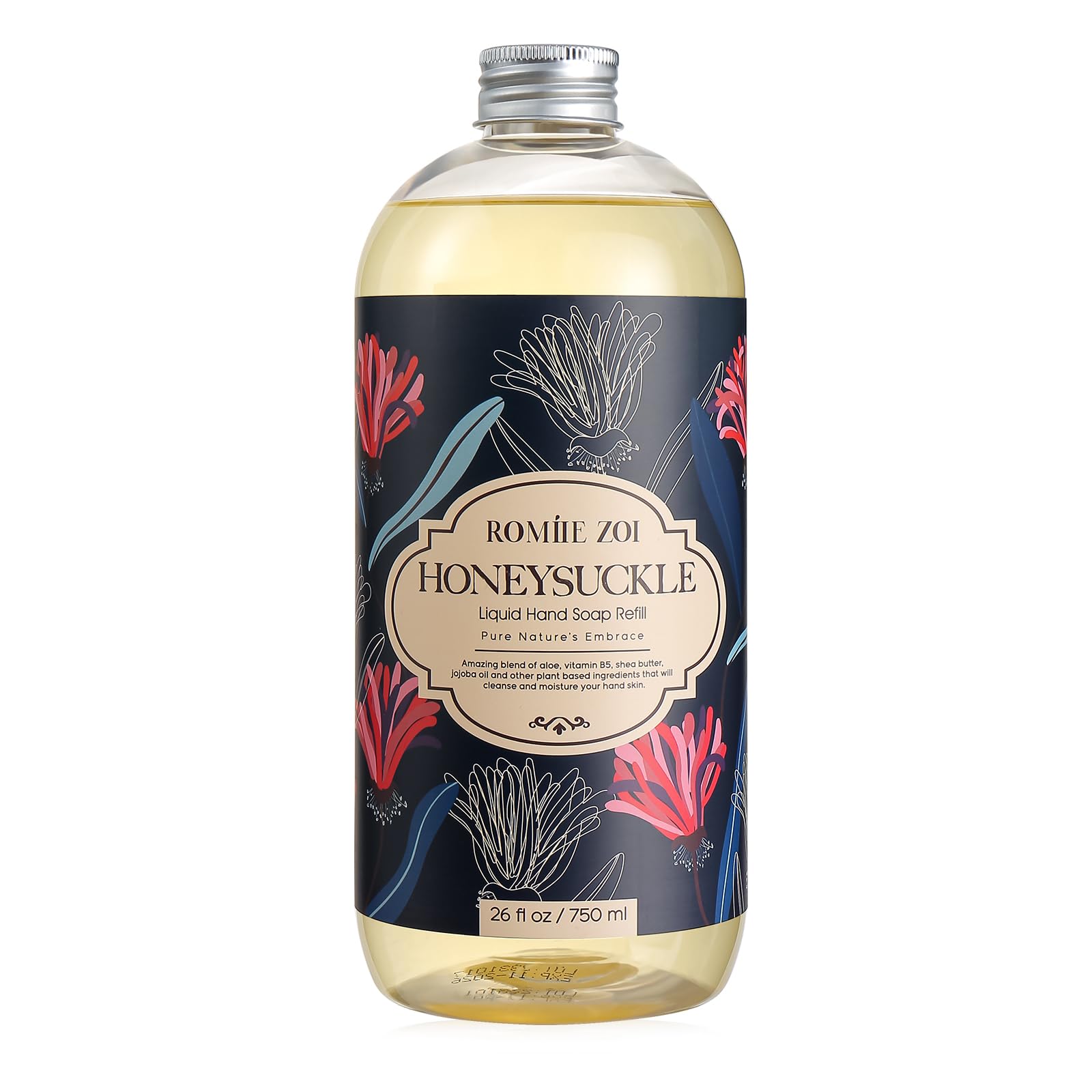 Amazon.com : ROMIIE ZOI Liquid Hand Soap Refill, Honeysuckle, Gentle ...