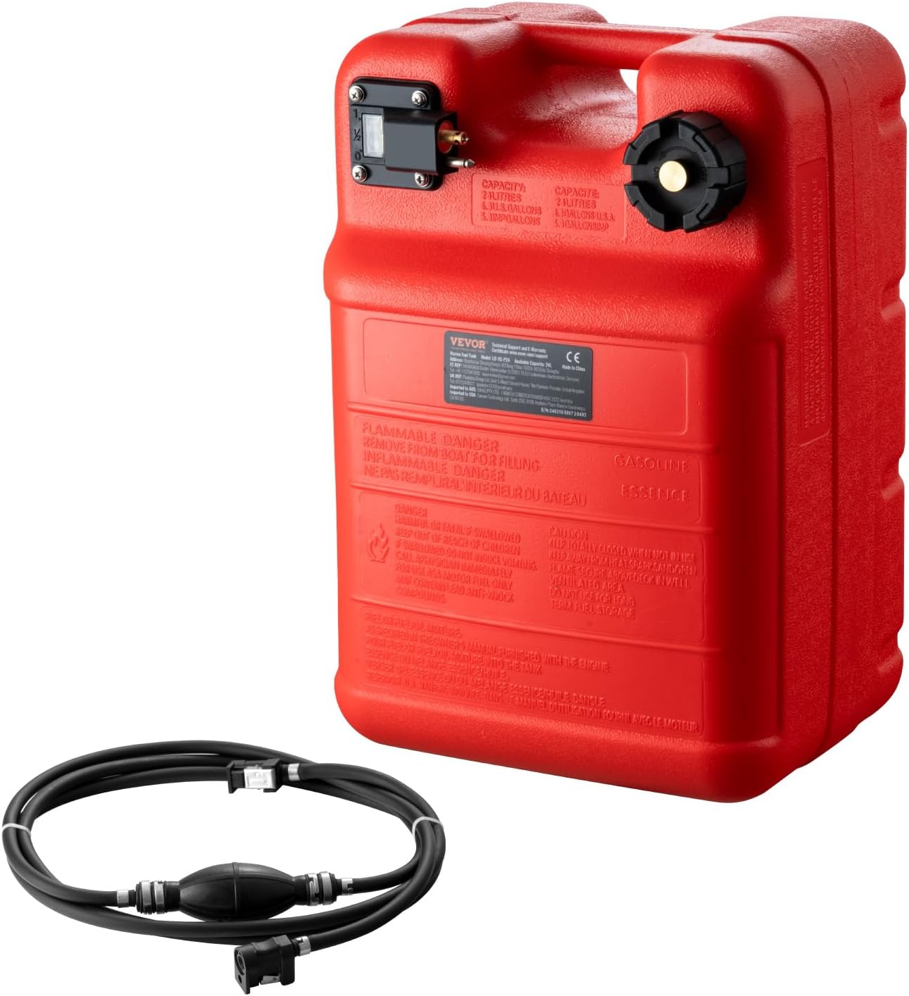 Amazon.com: VEVOR Marine Tank, 6.34-Gallon/24-L Marine Portable Tank ...