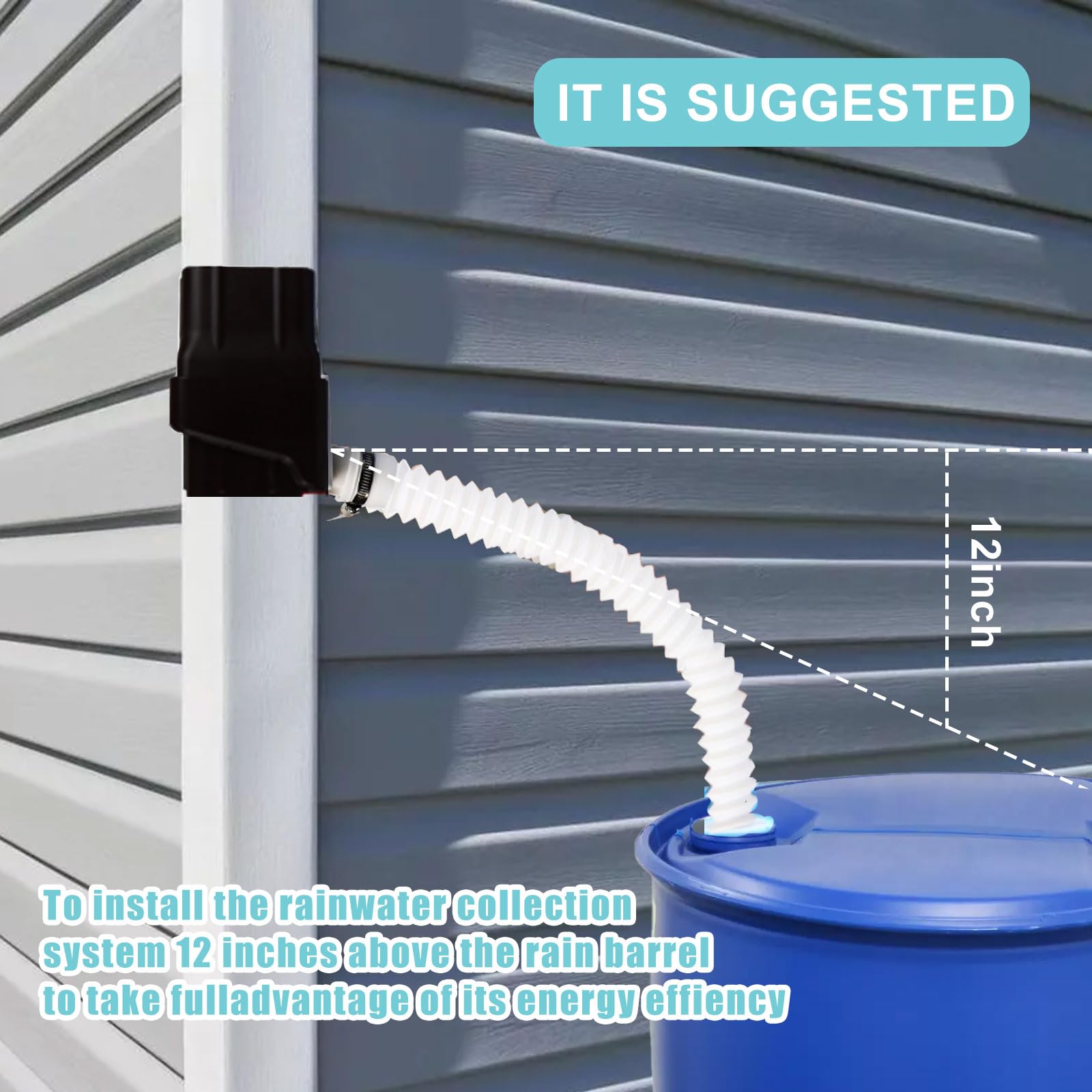 Gutter Diverter Water Collection System Rain Collector Avanti Speedy