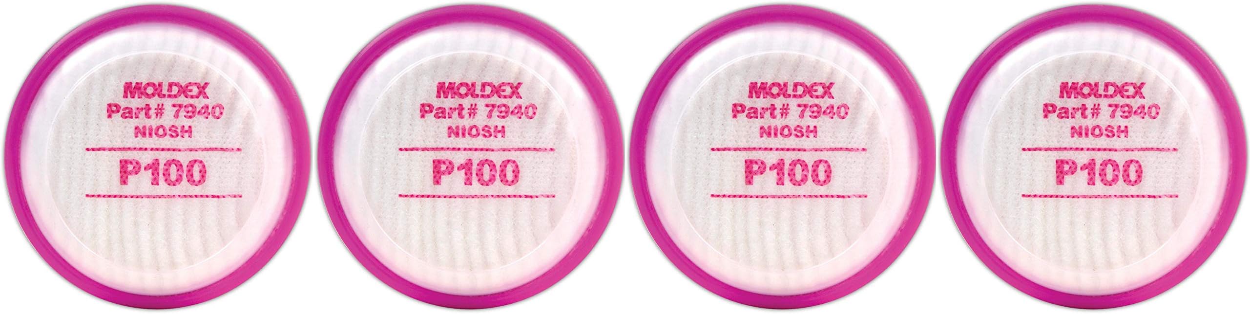 Moldex 7140 Organic Vapor/P100 7000/9000 Series Combo Stacked Cartridge ...
