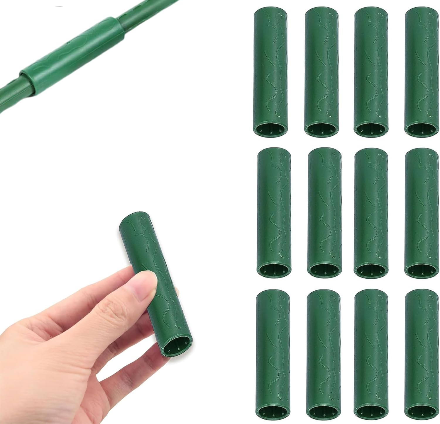 Amazon.com: 24PCS Garden Stake Joint,Trellis Clips Support Stakes ...