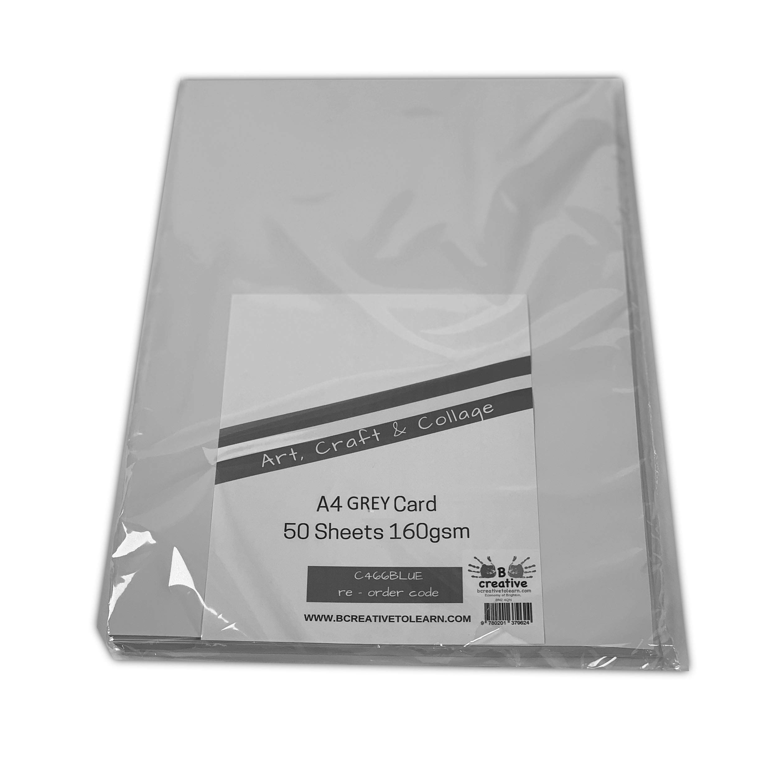 Light Grey Card A4 Size 50 Sheets Steel Grey Thin Card 160gsm Coloured ...