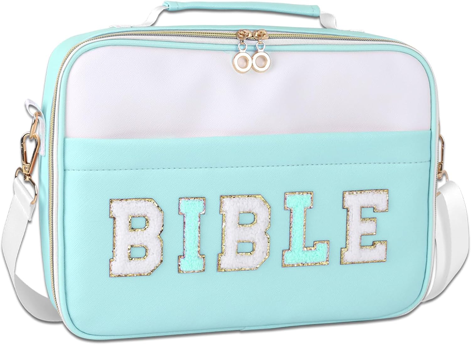 Amazon.com: WOBAGMEN Bible Cover Case for Women,Large Leather Bible ...