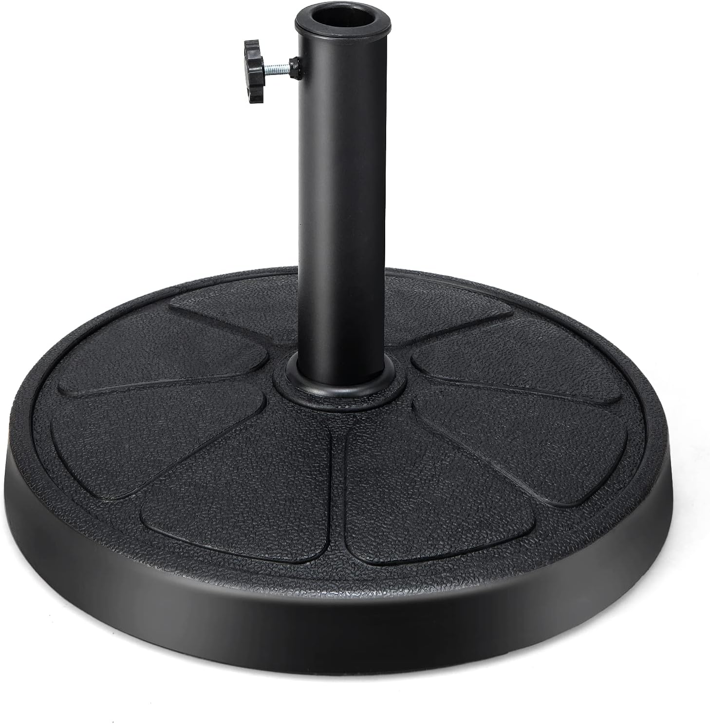 COSTWAY Resin Parasol Base, 38mm/48mm Heavy Duty Umbrella Stand Holder ...