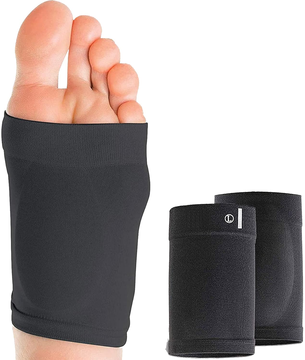 DELFINO Compression Arch Support Sleeves Plantar Fasciitis Socks ...