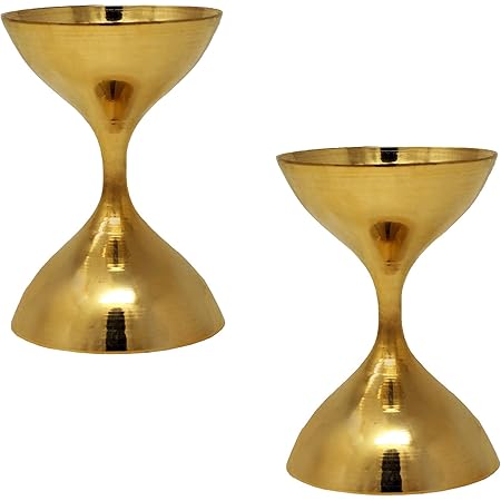 Buy TAZBI Brass Akhand Deep/Samai Deep/Pyali Deep Diya (Non Detachable ...