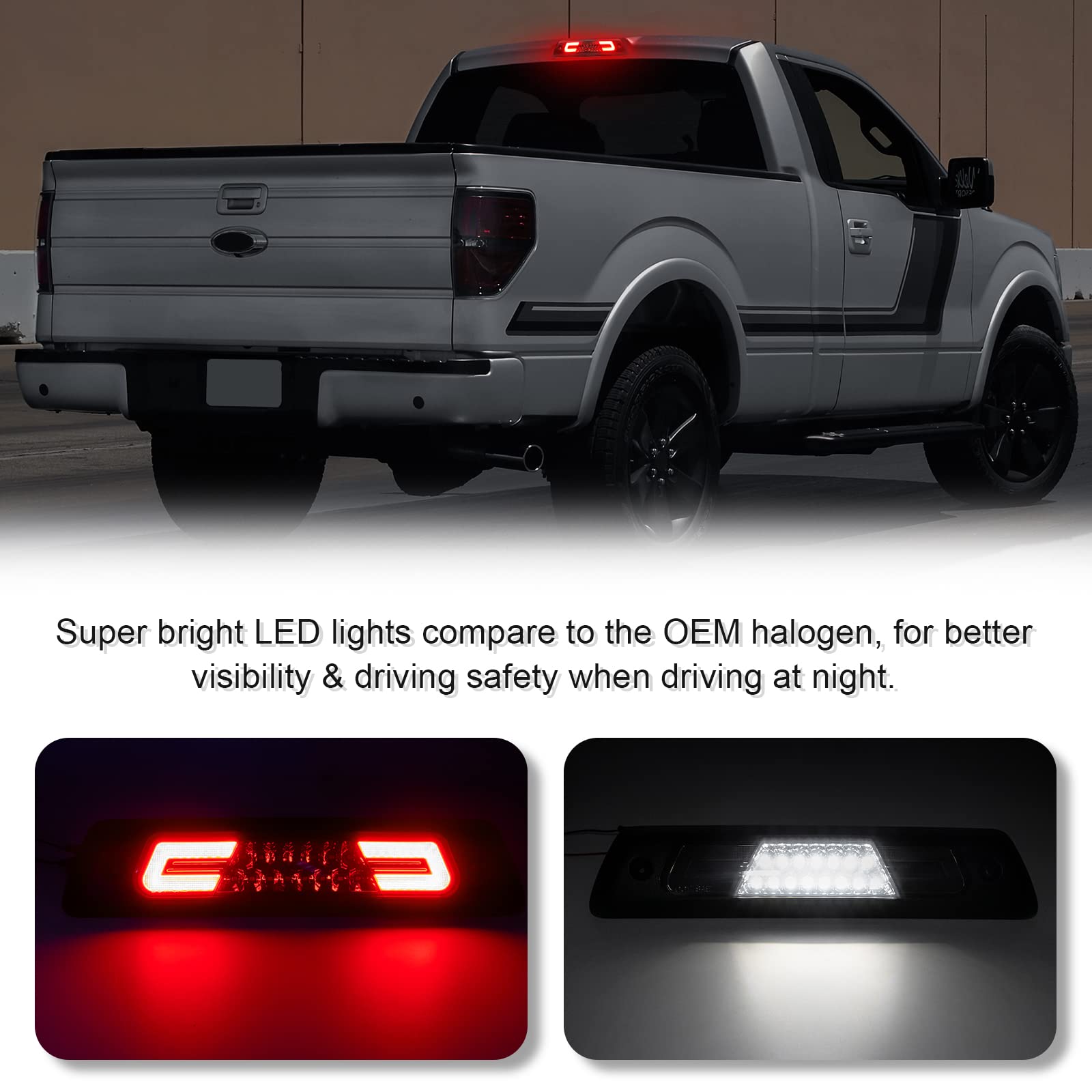 LED Third Brake Light Compatible With 2009-2014 F150 Nigeria