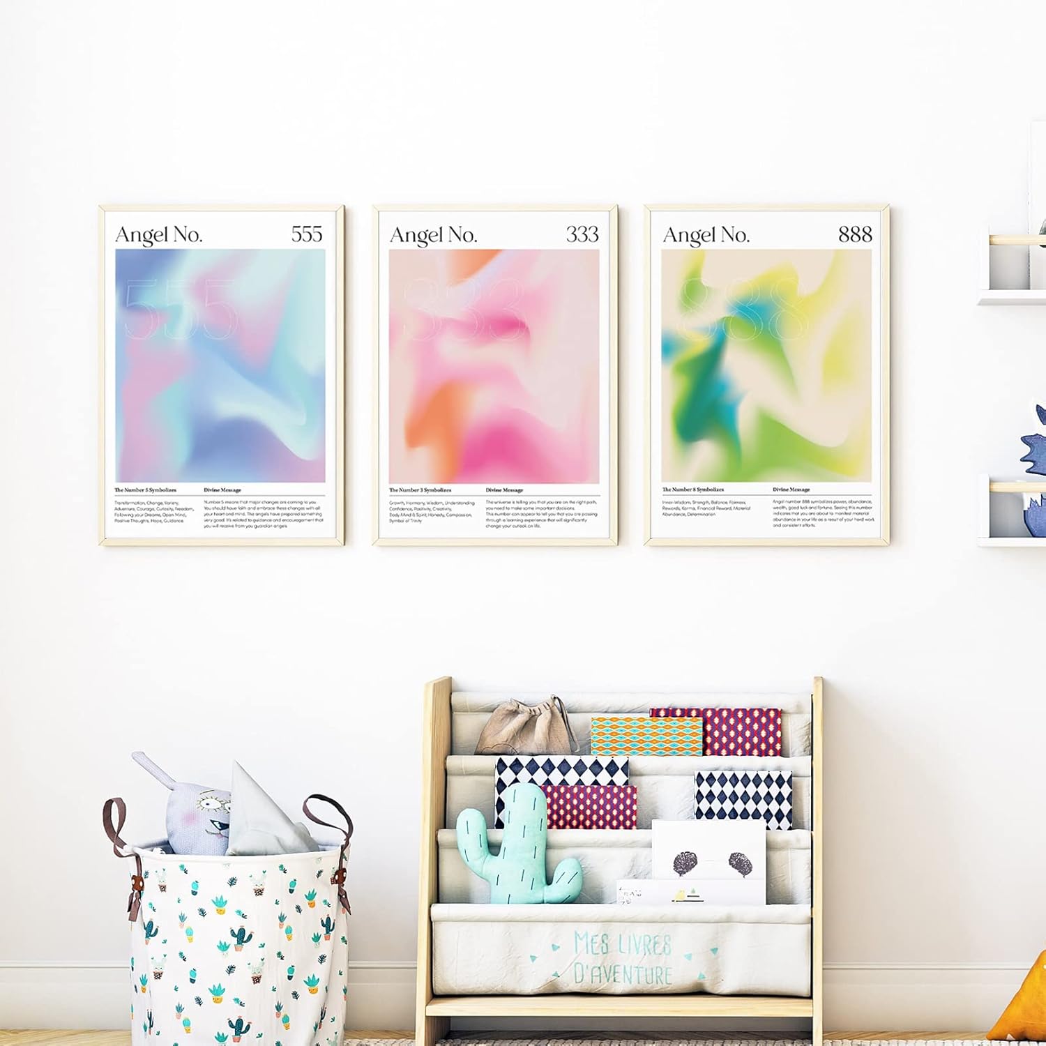 Amazon.com: FEOFTIE Aura Poster Angel Number Poster Daily Affirmations ...