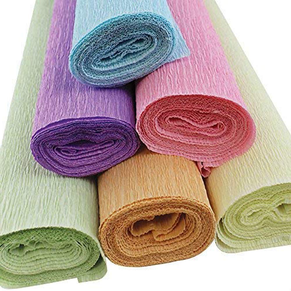 Amazon.com: Premium Italian Crepe Paper Rolls - 8ft Length/20in Width ...