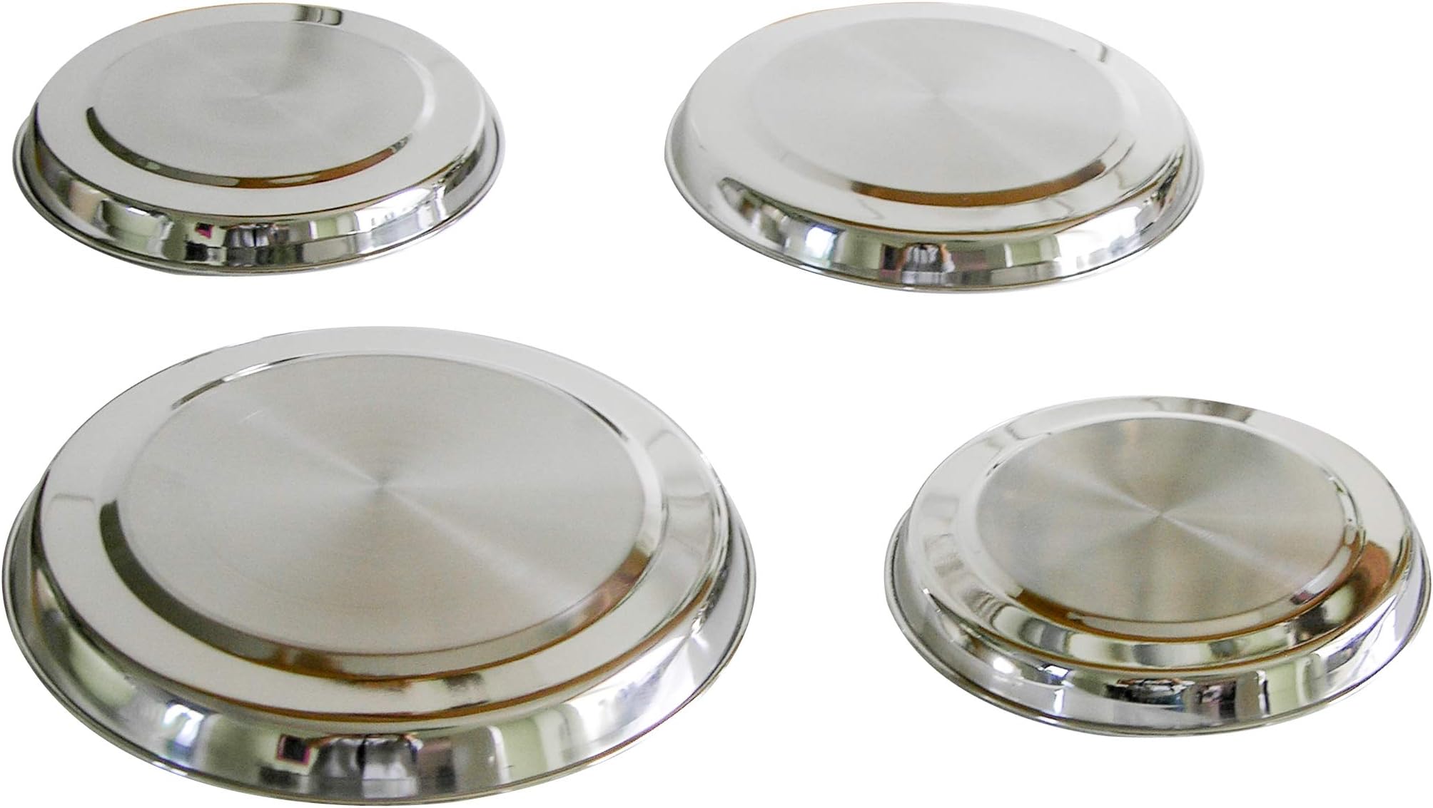 HI Haushalt International Lot de 4 Cache-plaques de Cuisson en Acier ...