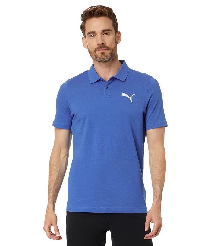 Men's PUMA Essentials Heathered Polo | 6pm