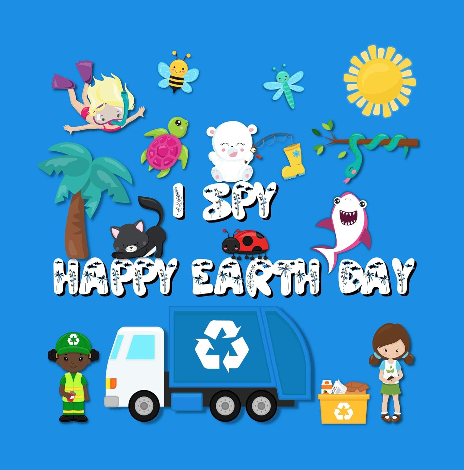 Amazon.com: I Spy Happy Earth Day: An Educational Earth Day Book For ...