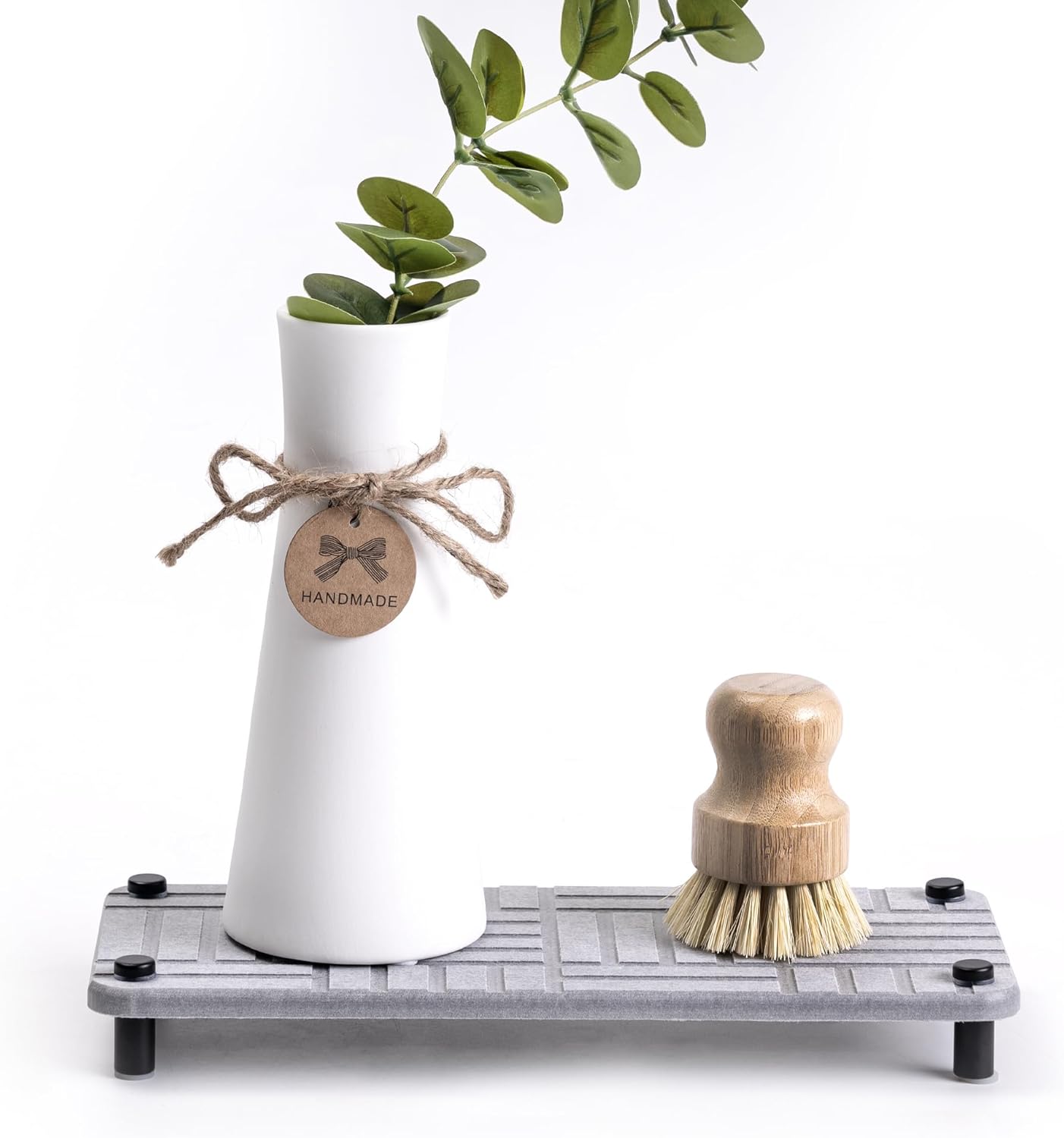 Amazon.com: Fast Drying Stone Sink Caddy, Instant Dry Organizer Rack ...