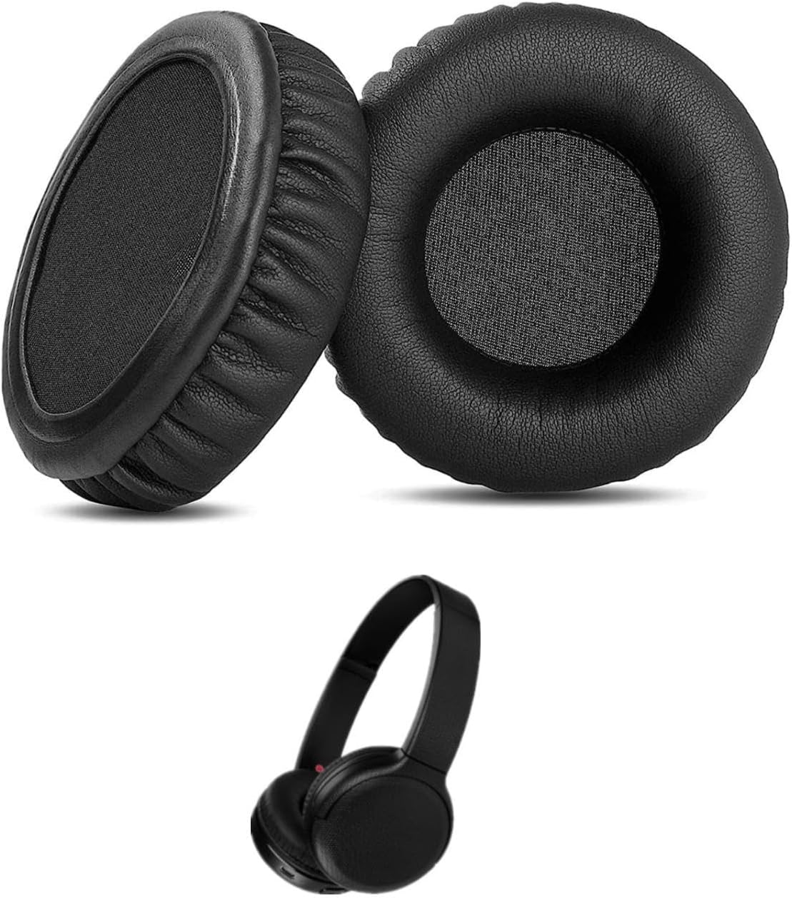 NU Look Black Headphone Cover Ear Pads Cushion Pads (10 pcs Ear Cup ...