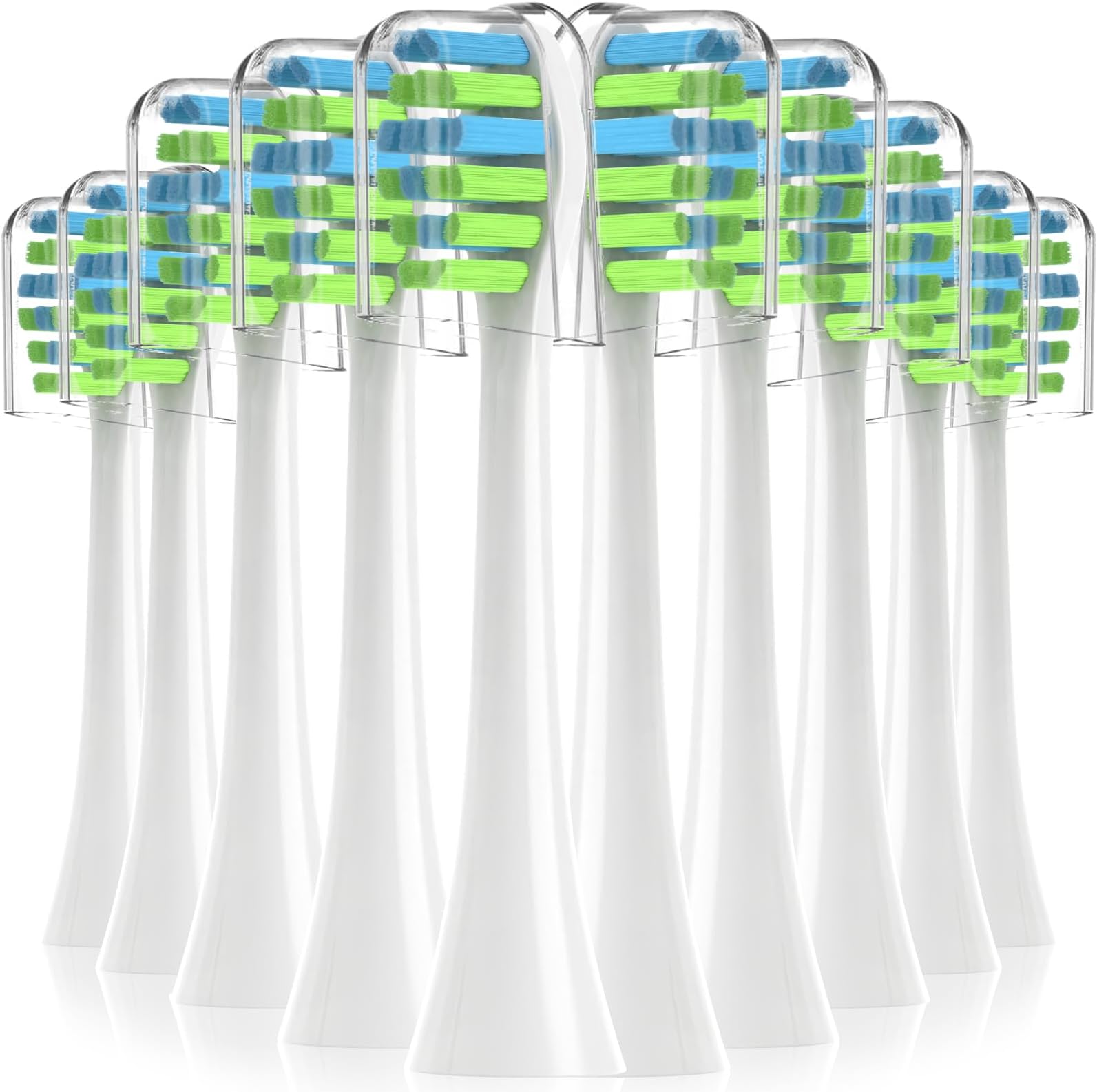 Amazon.com : Replacement Toothbrush Heads with Covers for 7am2m AM101 ...