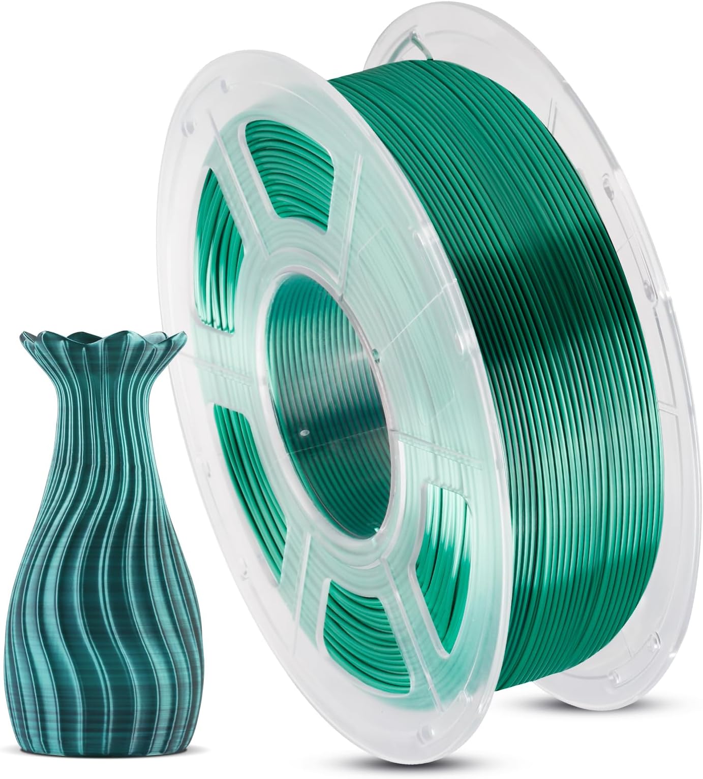Amazon.com: ANYCUBIC Silk Dual Color Pla Filament, 2-in-1 Chrome ...