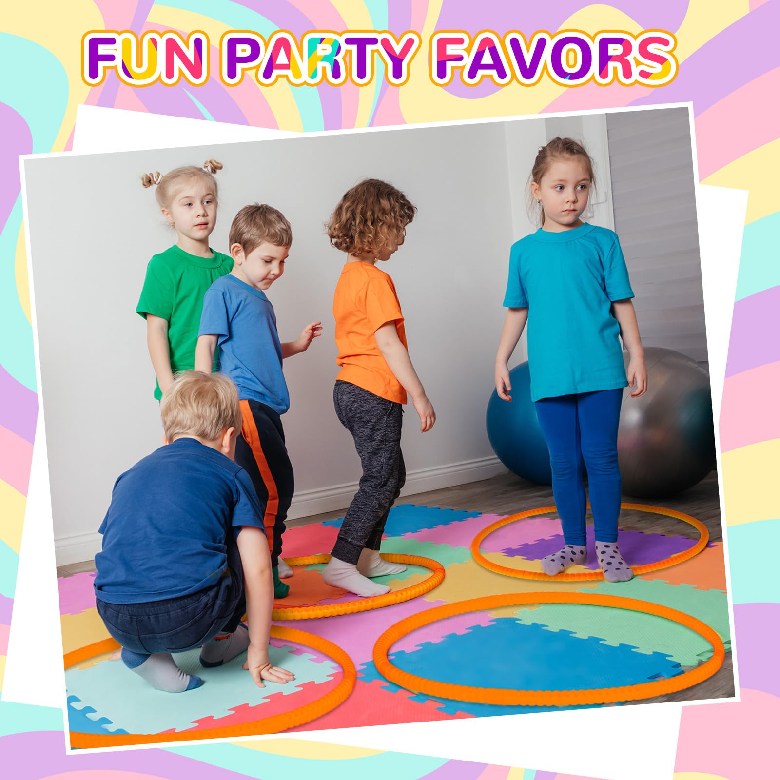 Snapklik.com : Shappy 6 Pcs Exercise Hoop Detachable Adjustable Plastic ...
